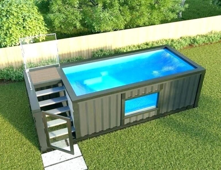 La construcción de piscinas con contenedores marítimos es una ...